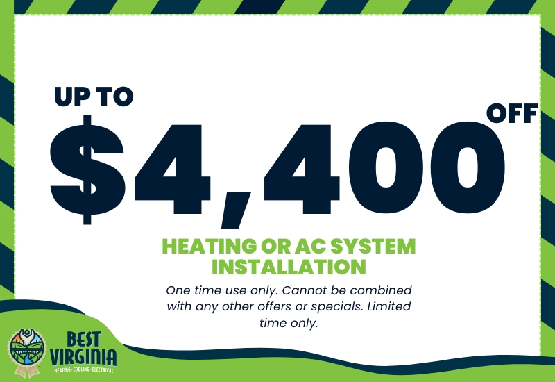 Specials - Best Virginia Heating and Cooling